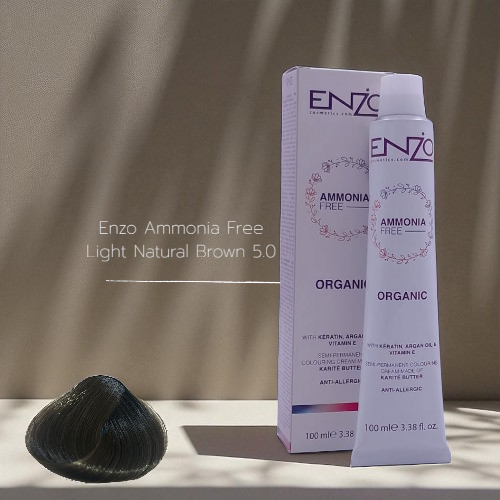 Enzo Ammonia Free Light Natural Brown 5.0 – Enzo Cosmetics